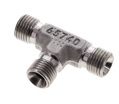 Tee Fitting G1/4'' Male Stainless Steel 350bar (4917.5psi) | Tameson.com