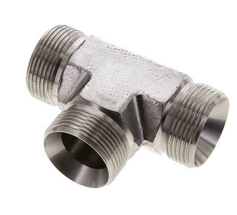 Tee Fitting G1 1/4'' Male Stainless Steel 190bar (2669.5psi) | Tameson.com