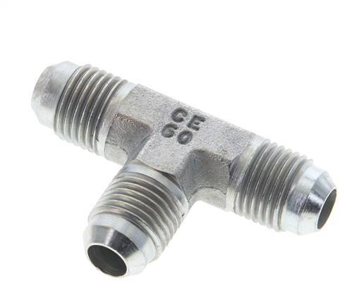 JIC Tee Fitting UNF 9/16''-18 (Dash Size 6) Male Steel 275bar (3863.75 ...