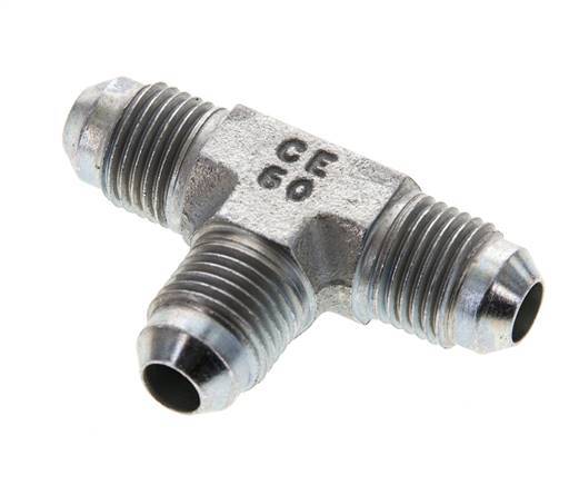 JIC Tee Fitting UNF 1/2''-20 (Dash Size 5) Male Steel 275bar (3863 ...