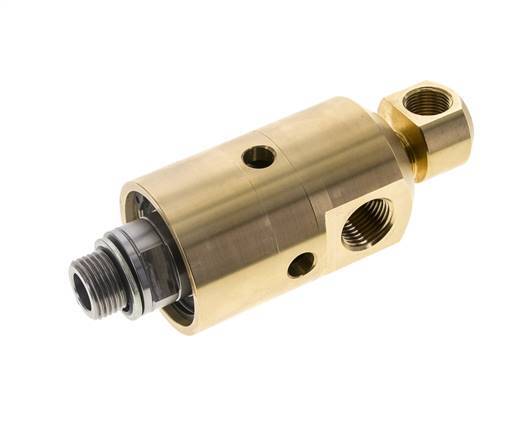 2-Way Rotary Joint G3/8'' - G1/2'' Male x Female Brass 50bar (702.5psi ...