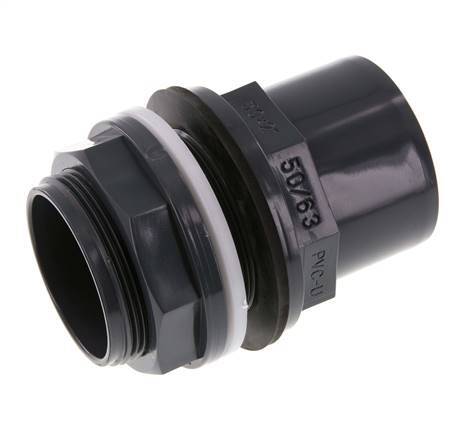 PVC Bulkhead Fitting Socket 50x63mm | Tameson.com