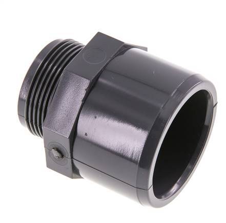 PVC Fitting Female Socket 50x63mm x Male G 1-1/2'' [2 Pieces] | Tameson.com