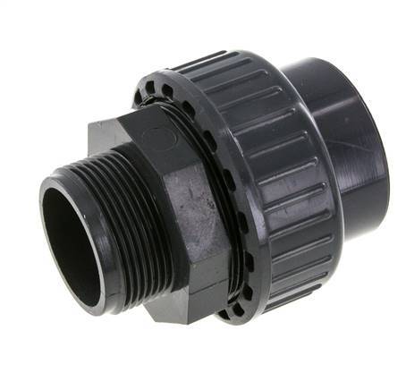 PVC Union Fitting Female Socket 50mm x Male R 1-1/2'' EPDM | Tameson.com