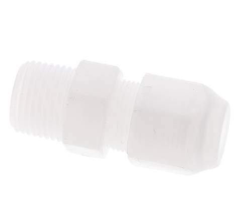 8x10mm & R3/8'' PP Straight Hose Fitting with Male Threads 10bar/145ps ...