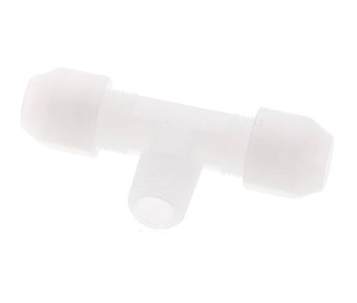 6x8mm & R1/4'' PVDF T-Shape Hose Fitting with Male Threads 10bar/145ps ...