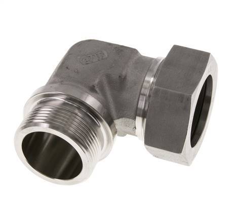 G 1 1/2'' Male x 42L Stainless steel 90 deg Elbow Fitting 160 Bar DIN 2353 | Tameson.com