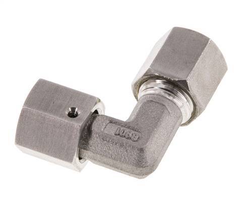M14x1.5 x 6S Stainless steel Adjustable 90 deg Elbow Compression Fitti | Tameson.com