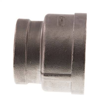 Rp 2'' x Rp 1 1/2'' Stainless steel Round Socket 16 Bar | Tameson.com