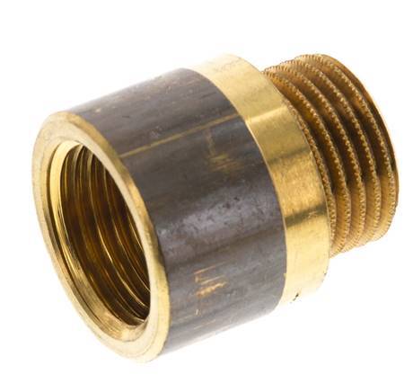 G 1/2'' F/M Brass Extension DIN 3523 - 20 mm [2 Pieces] | Tameson.com