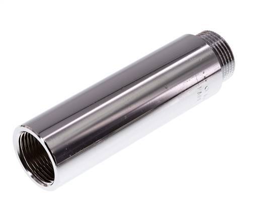 G 3/4'' F/M Chromium plated Brass Extension DIN 3523 - 100 mm | Tameson.com