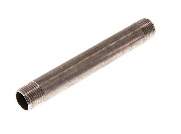 R 1/2'' Stainless steel Double Pipe Nipple 20 Bar DIN 2982 - 150mm ...
