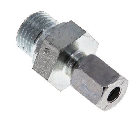 M16x1.5 Male x 6L Zinc plated Steel Straight Cutting Ring 315 Bar DIN ...