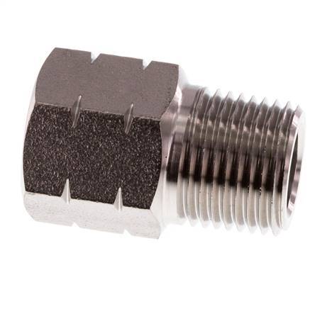 1/2'' NPT x G 1/2'' M/F Stainless steel Reducing Ring 40 Bar - Hydraul ...