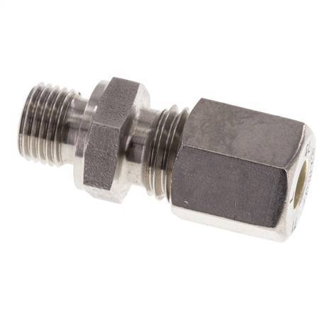 M10x1 Male x 6L Stainless steel Straight Compression Fitting 315 Bar DIN 2353 | Tameson.com