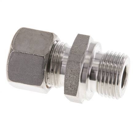 M18x1.5 Male x 12L Stainless steel Straight Compression Fitting 315 Ba ...