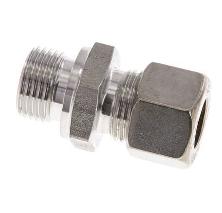 M18x1.5 Male x 12L Stainless steel Straight Compression Fitting 315 Bar DIN 2353 | Tameson.com