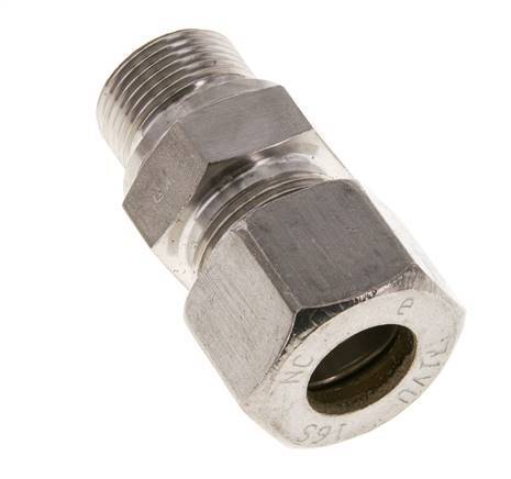 M22x1.5 Male x 16S Stainless steel Straight Compression Fitting 400 Bar DIN 2353 | Tameson.com