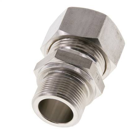 M26x1.5 Male x 22L Stainless steel Straight Compression Fitting 160 Bar DIN 2353 | Tameson.com