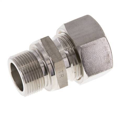 M26x1.5 Male x 22L Stainless steel Straight Compression Fitting 160 Bar DIN 2353 | Tameson.com