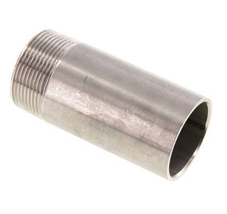 R 1 1/2'' Male x 48.3mm Stainless steel Pipe Nipple with Welding End 20 ...