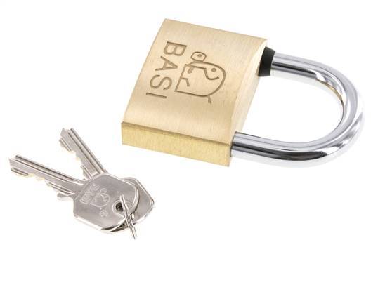 Cylinder padlock 60 Simultaneous Locking with Closure B | Tameson.com