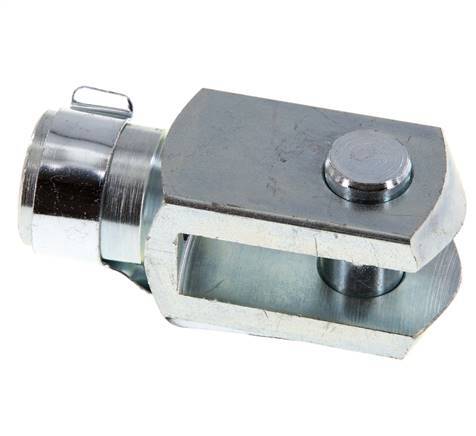 Clevis Rod-end Pin M16 x 1.5 Zinc plated steel | Tameson.com