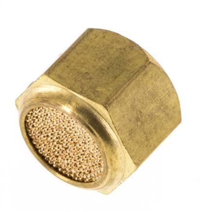 G1/8'' Sintered Bronze Compact Female Threaded Pneumatic Muffler [5 ...