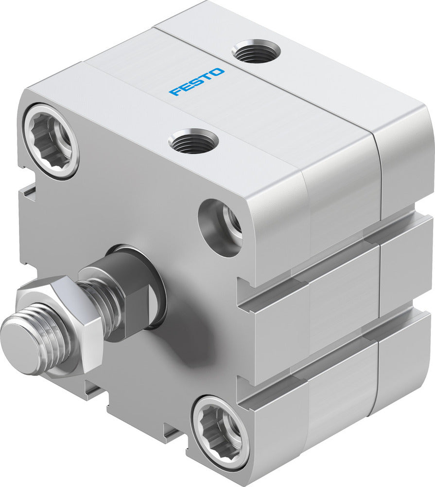 Festo Compact Cylinder 50mm Bore 5mm Stroke ISO 21287 Double Acting ...
