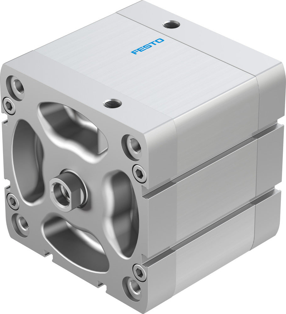 Festo Compact Cylinder 100mm Bore 40mm Stroke ISO 21287 Double Acting ...