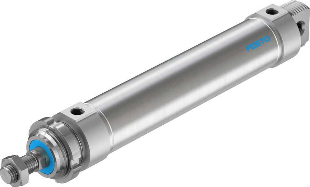 Festo Round Cylinder 50mm Bore 200mm Stroke Double Acting - 196047 ...