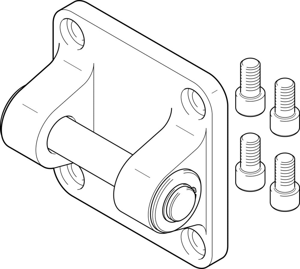 Festo Clevis Flange Size 200 ISO 15552 - 562455 | Tameson.com