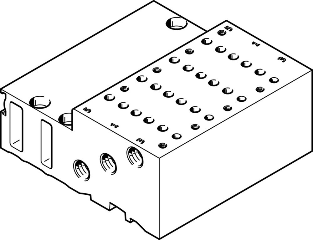 Festo Connection Block - 525123 | Tameson.com