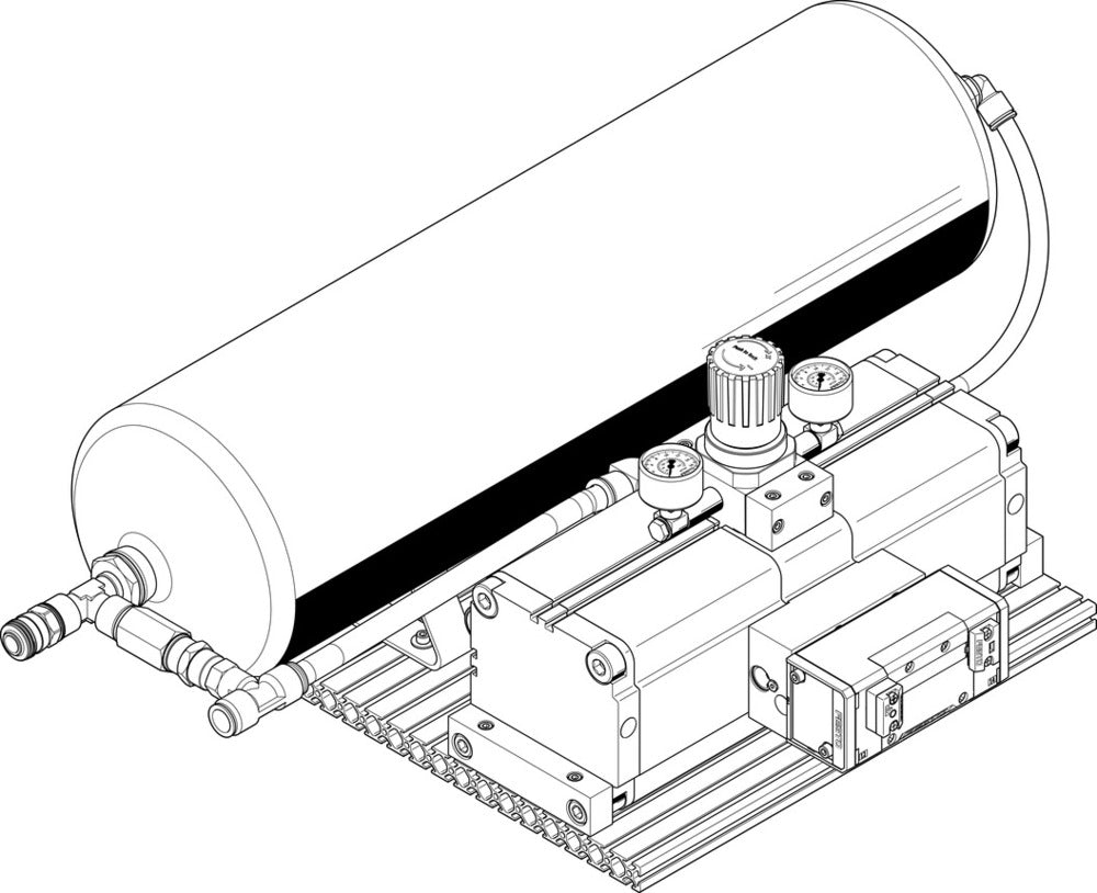 Festo Pressure Booster QS-16 Inlet 2-8/Outlet 4-16bar - 552937 ...