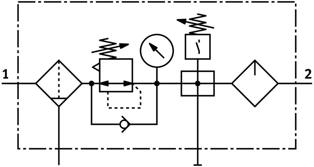 Festo Air Preparation Unit G3/4'' 0.5-12bar 8200l/min 40µm Maxi - 1858 ...