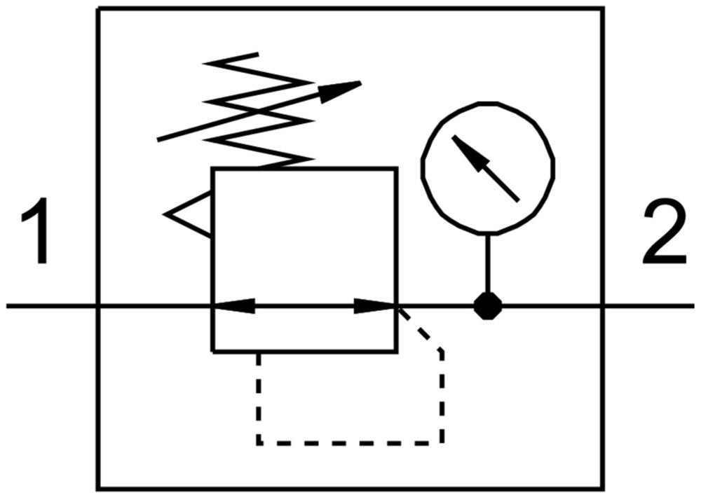 Festo Compressed Air Pressure Regulator G1/4'' 0.5-7bar 2200l/min Midi ...