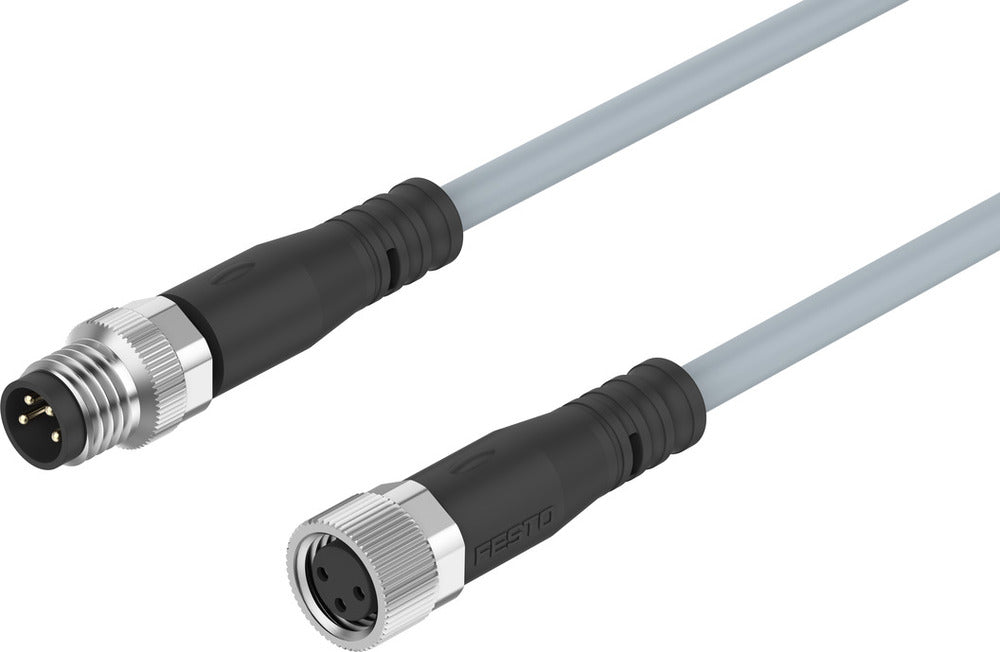 Festo Connecting Cable M8x1 A-coded as per EN 61076-2-104 2.5m - 55403 ...