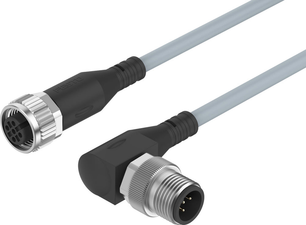 Festo Connecting Cable M12x1 A-coded EN 61076-2-101 2m - 8003618 ...