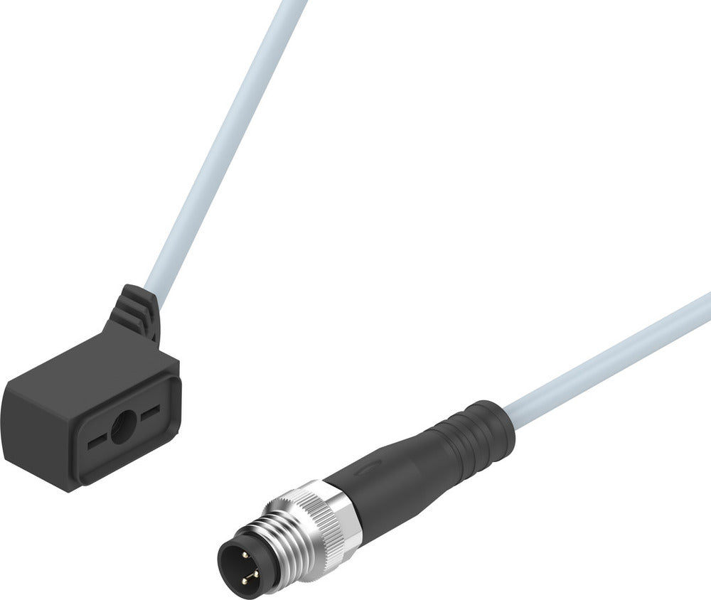 Festo Connecting Cable Connection Diagram ZC M8x1 A-coded EN 61076-2-1 ...