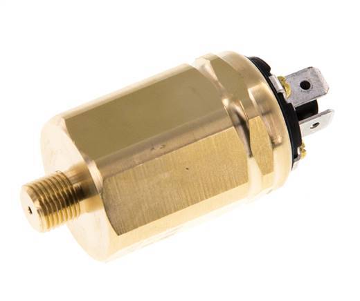 -0.98 to -0.2bar SPDT Brass Vacuum Switch G1/8'' 42VAC Flat Connector ...