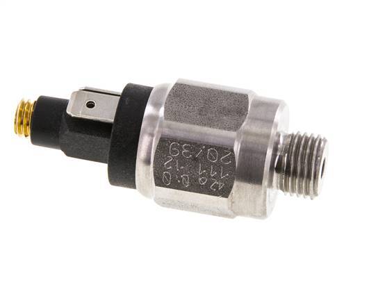 1 to 10bar NC Stainless Steel Pressure Switch G1/4'' 42VAC Flat ...