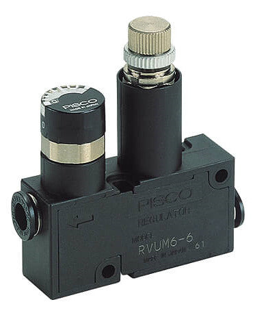 6mm - 6mm Gauge Mounted Union Pressure Regulator | Tameson.com