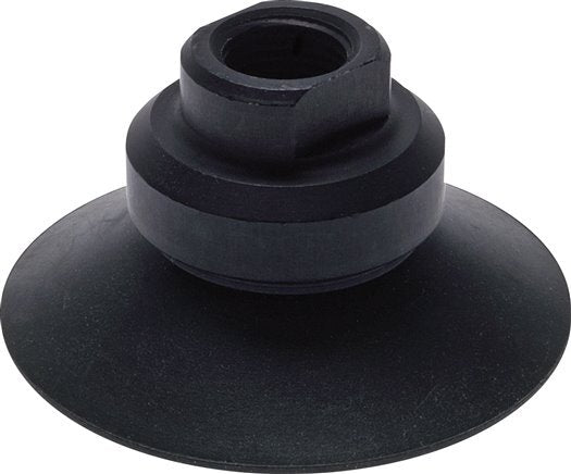 53mm Flat CR Black Vacuum Suction Cup G 1/8 inch Stroke 2.5mm Suction ...