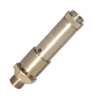 G 3/8'' Brass Pre-Set Safety Valve 10 bar (145.04 psi) DN 10 | Tameson.com