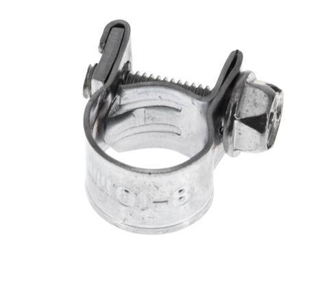 sl-10 mini hose clamp galvanised steel 8-10mm | Tameson.com