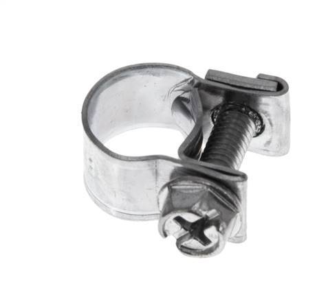 sl-10 mini hose clamp galvanised steel 8-10mm | Tameson.com