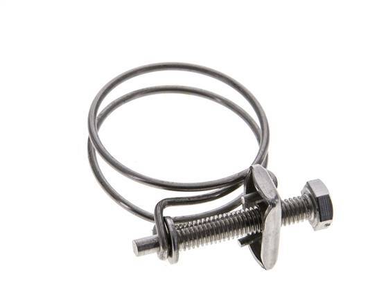 35 - 40 mm Hose Clamp Galvanised Steel | Tameson.com