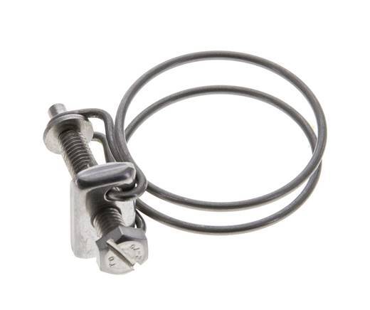 38 - 43 mm Hose Clamp Galvanised Steel | Tameson.com