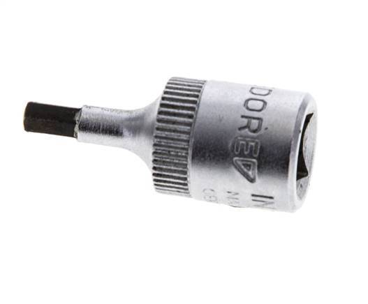 1/4" Gedore 28mm Long Pin Socket Insert for 3 mm Hexagonal Socket ...