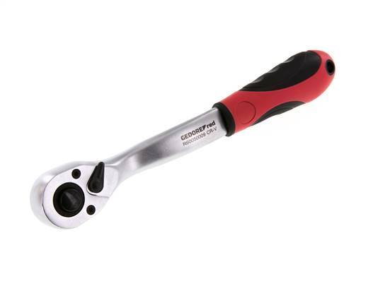 1/2" Gedore Red Angled Ratchet With Direction Switch Lever | Tameson.com
